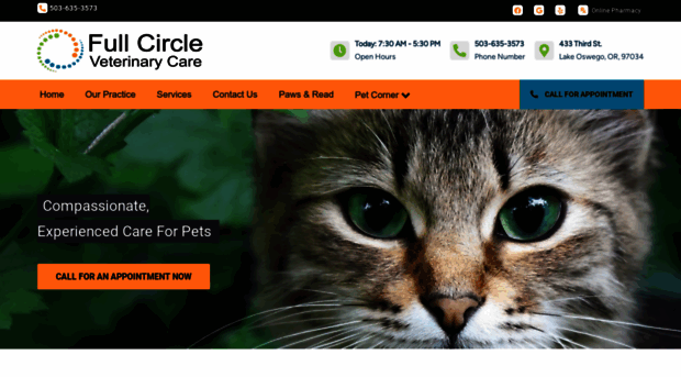 fullcirclevets.com - Home | Full Circle Veterinary ... - Full Circle Vets