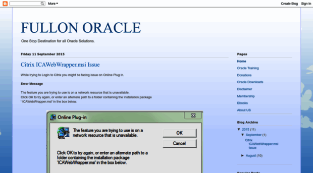 fullonoracle.blogspot.com - FULLON ORACLE - FULLON ORACLE Blogspot