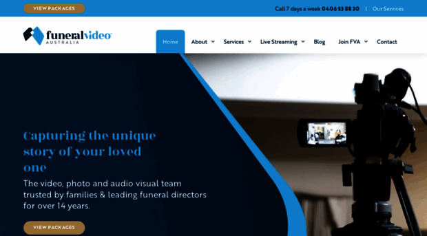 funeralvideo.com.au - Funeral Video Services: Live S... - Funeral Video