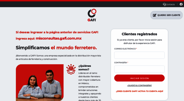 gafi.com.mx - Inicio de sesión de cliente - Gafi