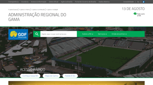 gama.df.gov.br - Administração Regional do Gama... - Gama Df