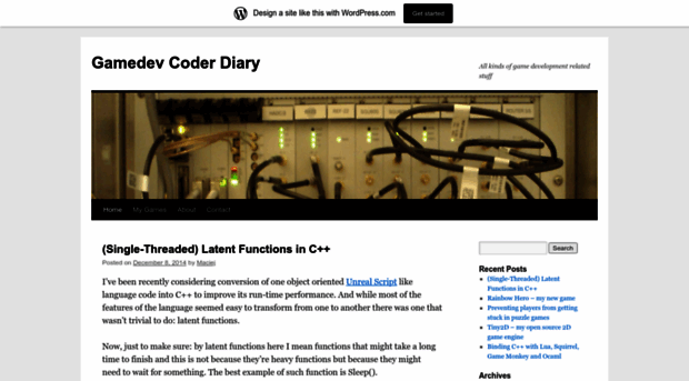 gamedevcoder.wordpress.com - Gamedev Coder Diary | All kind ...