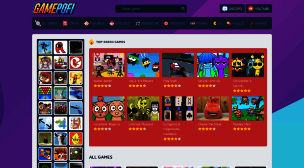 gamepofi.com - Play Popular Games Without Any... - Game Pofi