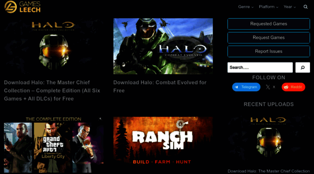 gamesleech.com - GamesLeech - Download PC Games... - Games Leech