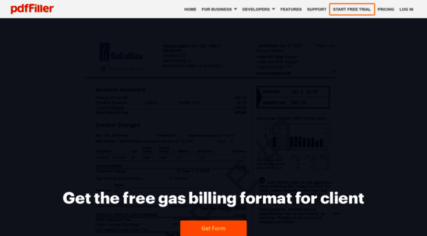 gas-bill-template.pdffiller.com - Unusual traffic detected - Gas Bill ...