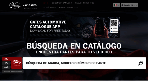 gatescatalogue.com.mx - GATES GLOBAL ONLINE CATALOGUE - GATES CATALOGUE