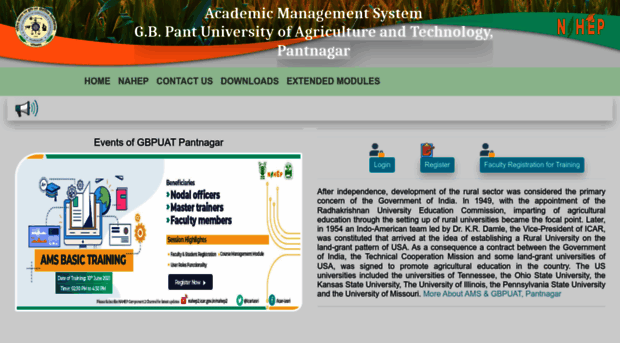 gbpuat.auams.in - Academic Management System - Gbpuat Auams