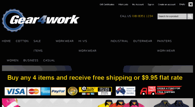 gearforwork.com.au - Gear4Work | best online prices... - Gearfor Work