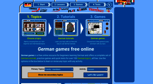 german-games.net - German games, lessons + tests ... - German Games
