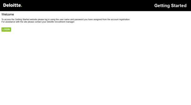 gettingstarted.deloitte.com.au - Getting Started - Login - Getting ...