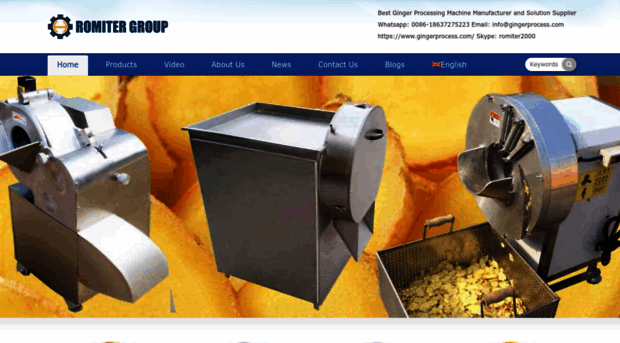 gingerprocess.com - Ginger Washing Peeling Machine... - Ginger Process