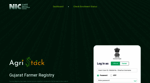 gjfr.agristack.gov.in - Farmer Registry - Gjfr Agristack