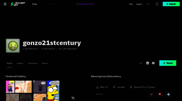 gonzo21stcentury.deviantart.com - gonzo21stcentury User Profile ...