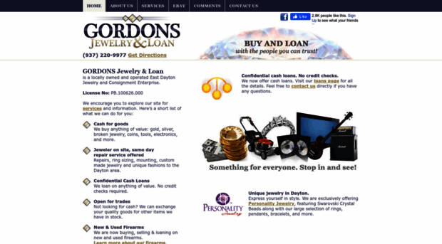 gordonsloan.com - Gordons Jewelry and Loan - Gordons Loan