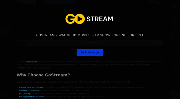 gostream.my - GoStream - Watch HD Movies & T... - Go Stream