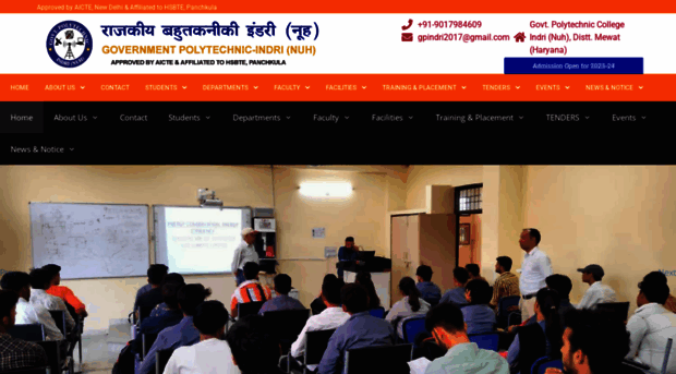gpindri.ac.in - Govt. Polytechnic College – In... - Gp Indri