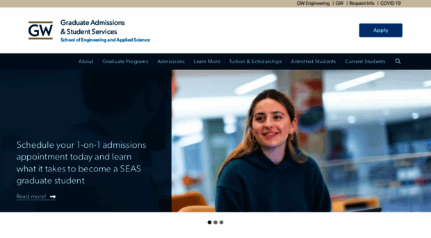 graduate.seas.gwu.edu - SEAS Office of Graduate Admiss... - Graduate SEAS Gwu