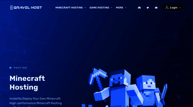gravelhost.com - Gravel Host | Best Minecraft S... - Gravel Host