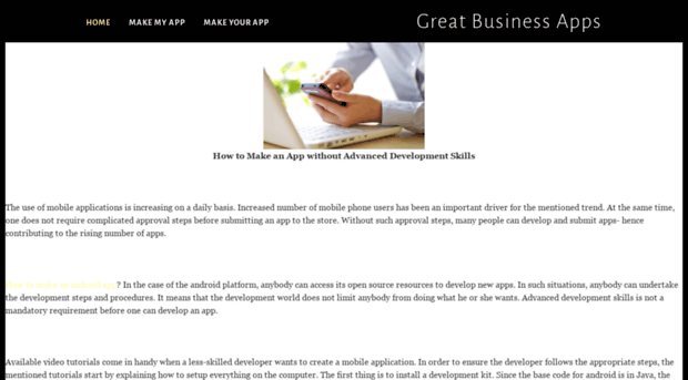 greatbusinessapps.yolasite.com - Great Business Apps - Great Business ...