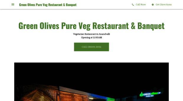 green-olives-pure-veg-restaurant-banquet.business.site - Green Olives ...