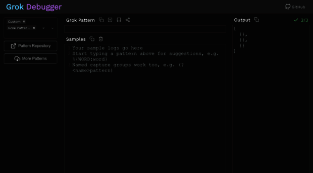 grokdebugger.com - Grok Debugger | Autocomplete a... - Grok Debugger