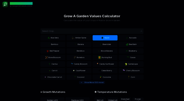 growagardenvalues.online - Grow A Garden Values - Calcula... - Grow A ...