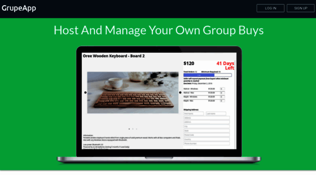 grupeapp.bubbleapps.io - GrupeApp - Host and manage you... - Grupe App Bubble S