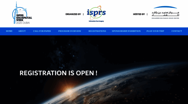 gsw2025.ae - GSW – ISPRS Geospatial Week 20... - GSW 2025