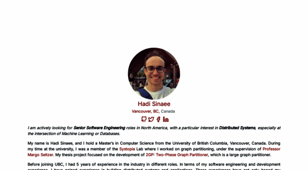 hadisinaee.github.io - Hadi Sinaee - Hadi Sinaee Github