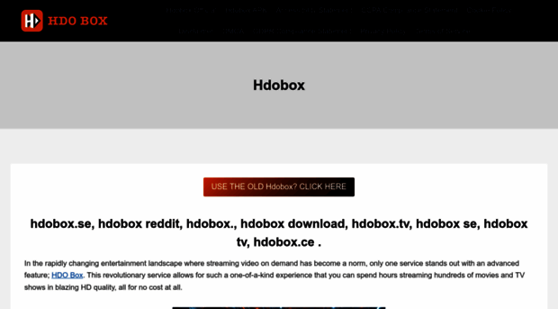 hdobox-se.lol - Hdobox : The Official Home | H... - Hdobox Se