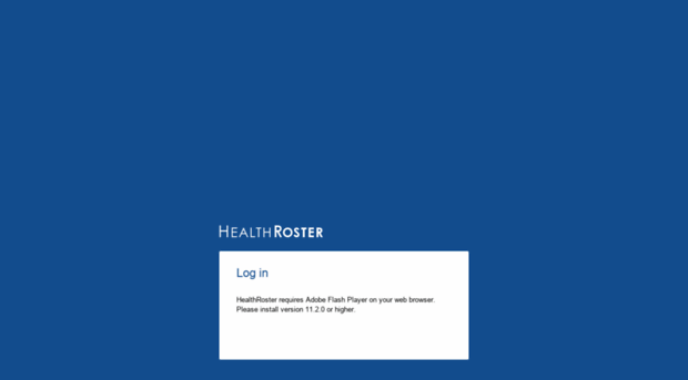 healthroster.slam.nhs.uk - HealthRoster - Health Roster Slam
