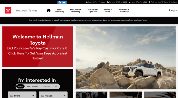 hellmantoyota.com - Welcome to Hellman Toyota in D... - Hellman Toyota