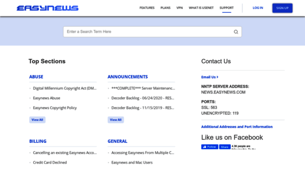 help.easynews.com - Home - Easynews - Help Easynews