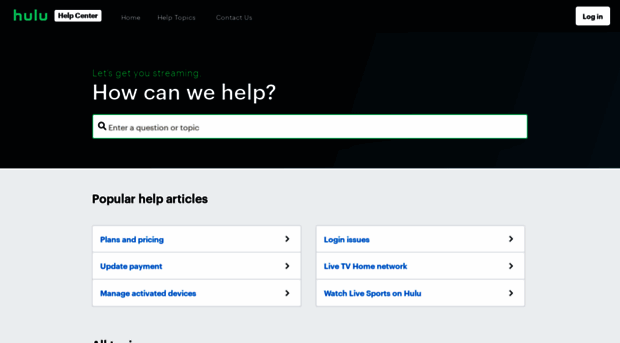 help.hulu.com - Help Hulu