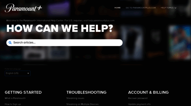 help.paramountplus.com - Paramount+ Help Center - Help Paramount Plus