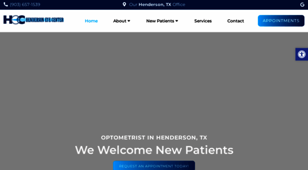 hendersoneyecenter.com - Optometrist in Henderson, TX |... - Henderson ...