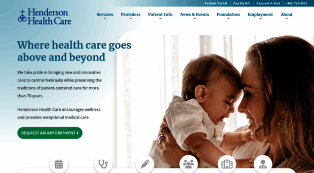 hendersonhealthcare.org - Where health care goes above a... - Henderson ...