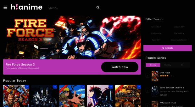 hianime.fi - HiAnime - Official Watch Anime... - Hi Anime