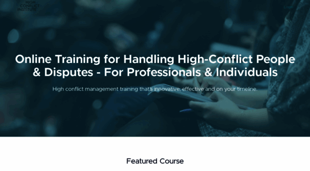 high-conflict-institute-online-learning.teachable.com - Homepage | High ...