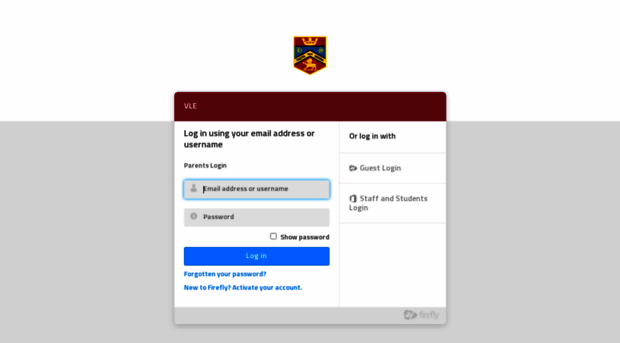 highclare.fireflycloud.net - Login - VLE - Highclare Fireflycloud