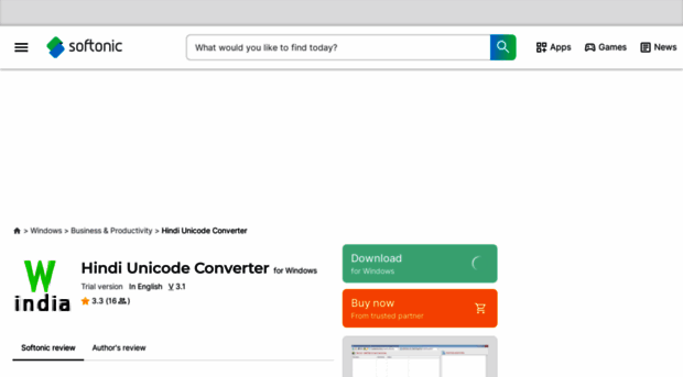 hindi-unicode-converter.en.softonic.com - Hindi Unicode Converter ...
