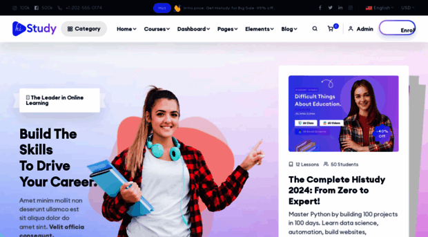 histudy-vue-nuxtjs.vercel.app - Main Demo || Histudy - Online ... - Histudy Vue Nuxtjs Vercel