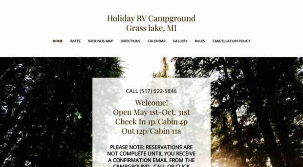 holidayrvcampground.com - Holiday RV Campground - Campgr... - Holiday ...