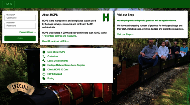 hops.org.uk - HOPS Heritage Railways - HOPS