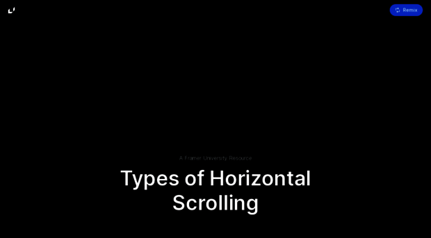 horizontal-scroll-types.learnframer.site - Horizontal Scroll Types by ...