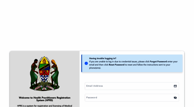 hprs.moh.go.tz - Tanzania Health Practitioner R... - Hprs Moh