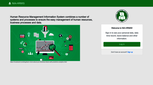 hrmis.nia.gov.ph - NIA-HRMIS Login - HRMIS NIA