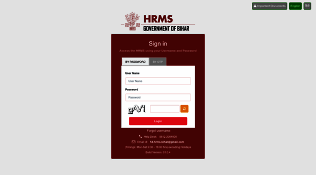 hrms.bihar.gov.in - HRMS | Government of Bihar - HRMS Bihar