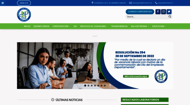 hsdp.gov.co - Hospital San Juan de Dios de P... - Hsdp
