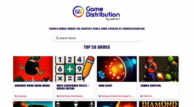 html5.gamedistribution.com - GameDistribution Portal - Html 5 Game Distribution